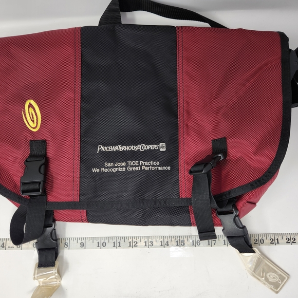 Timbuk2 | Bags | Mens Black And Red Messenger Bag | Poshmark